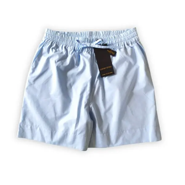 DECOFLUX HOME Cotton Percale Shorts Light - Blue