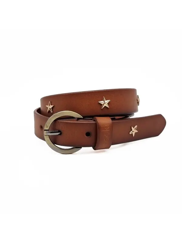 NOOKI DESIGN Calisto Star Belt In Tan - Brown