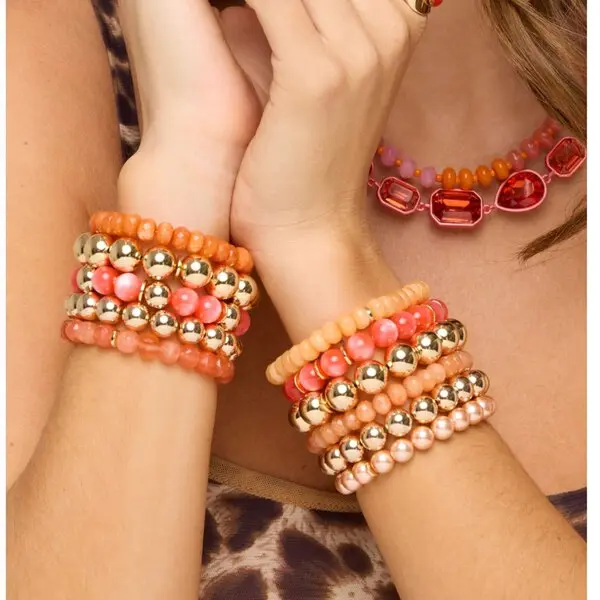 MACRAE & CO. Spring Bracelet Set - Orange