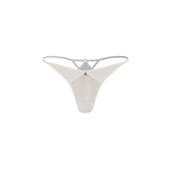 HOUSE OF SILK Ciara Thong - White