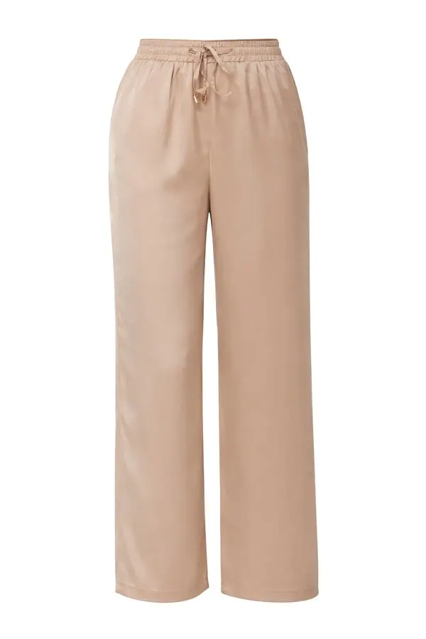 ZAFUR Mayfair Trouser In Gilded Beige - Gold