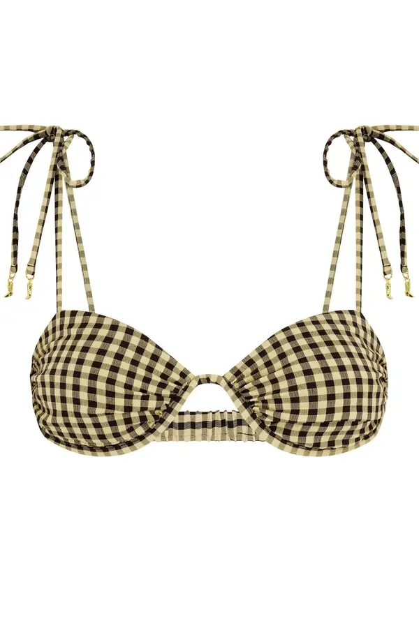 WILD LOVERS LONDON Lemonade Bikini Top - Yellow