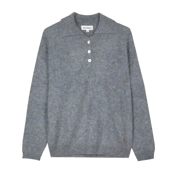 BEL CASHMERE Chloe Cashmere Sweater - Grey