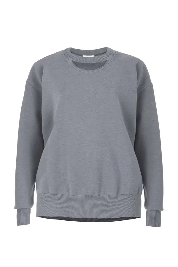 SALANIDA Rotondo 100% Merino Jumper Light - Grey