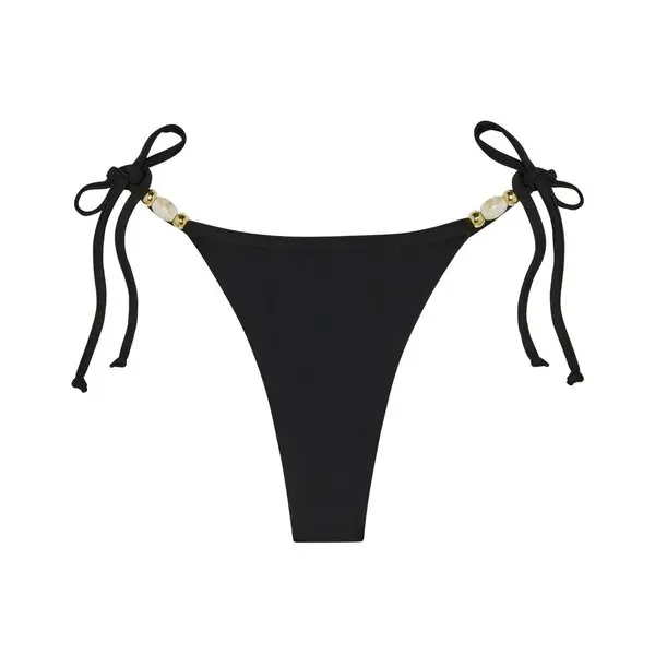 AJA SWIMLINE Selene Bikini Bottom Embellished - Black