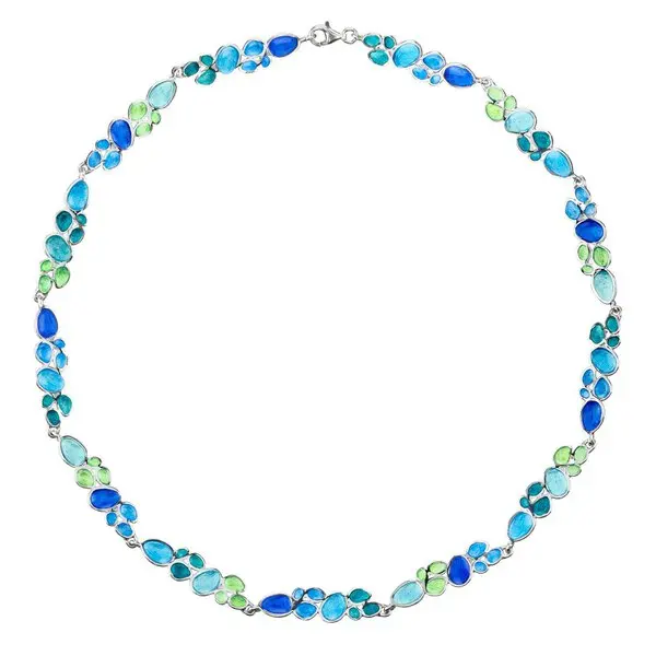 Joidart Silver-plated Necklace Gaudí Jewelry - Blue
