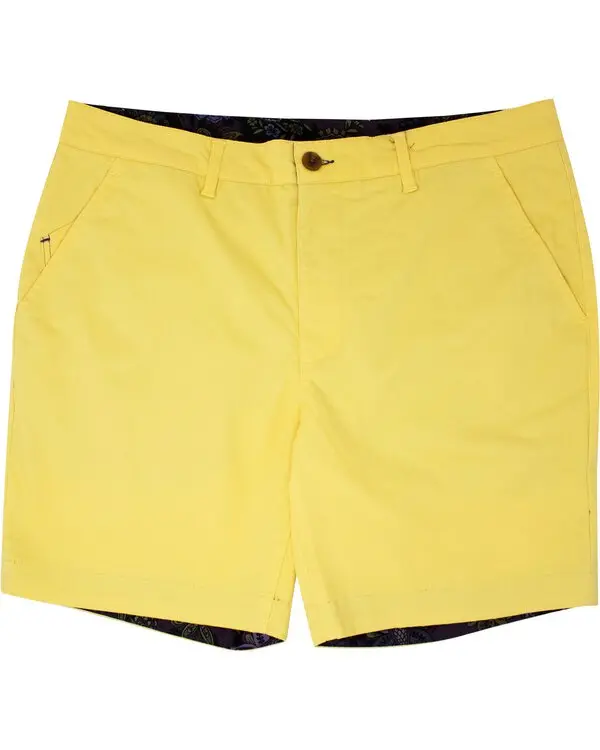 LORDS OF HARLECH John Flat Front Short Sunshine - Yellow