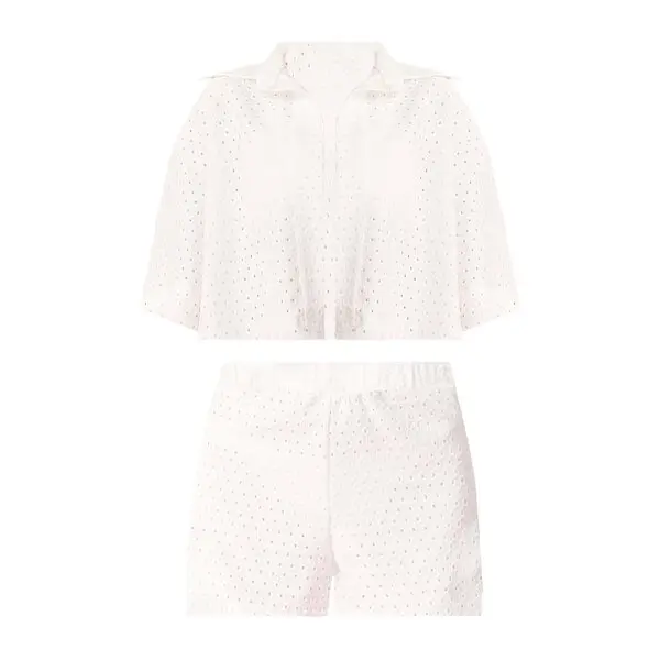 NUR KARAATA Dorothy Set - White