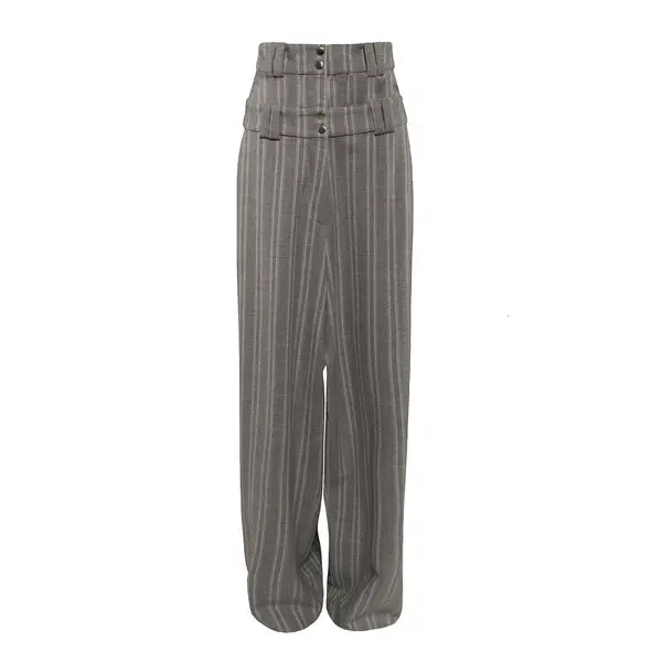VESTIAIRE D'UN OISEAU LIBRE Double Waisted Trousers
