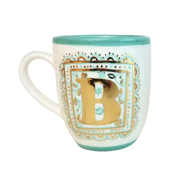 SHERIE BOUTIK B Square Design Mug - Brown