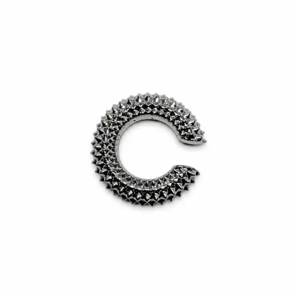 JAGGED HALO JEWELRY Artemis Ear Cuff White Gold Filled - Silver