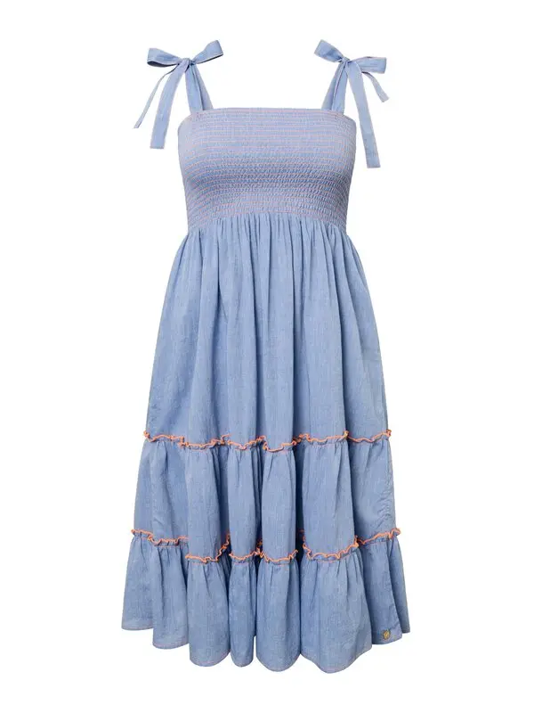 ZOEY Mina Dress Light Denim - Blue