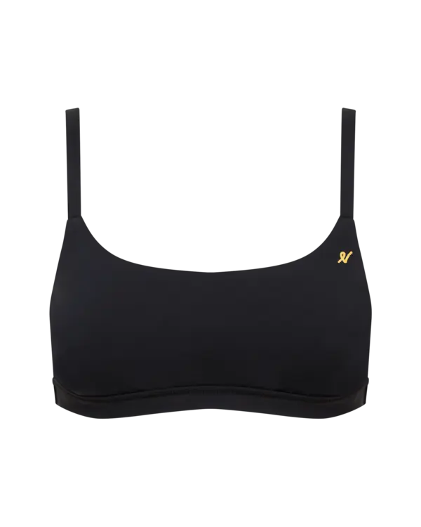NUDEA The Scoop Neck Bralette - Black