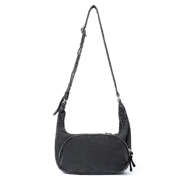 HAH ARCHIVE Two Pocket Nylon Cargo Rucksack - Black