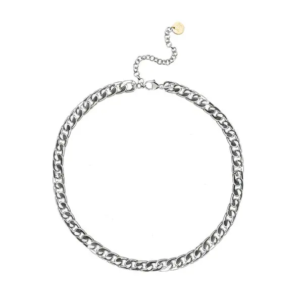 ADRIANA PAPPAS DESIGNS City Chic Choker Silver - Gray