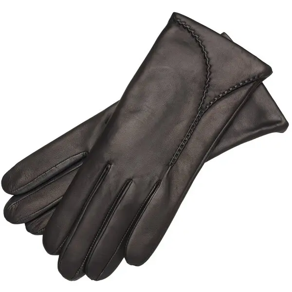 1861 GLOVE MANUFACTORY Necchi Leather Gloves - Black