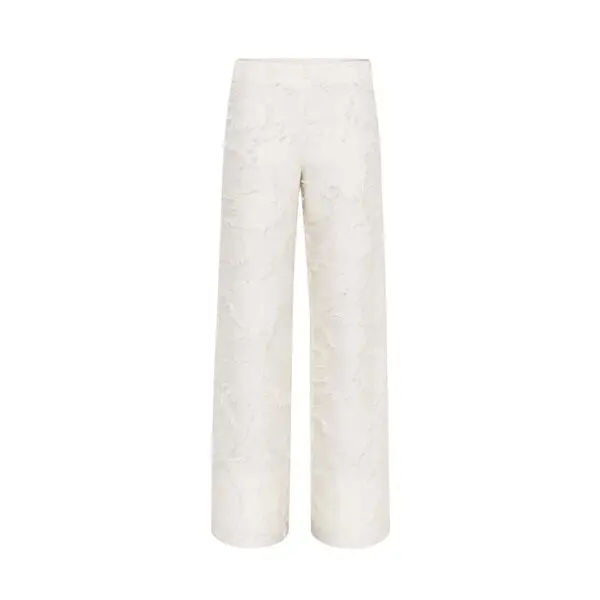 Sélone Jora Fringe Trousers - White