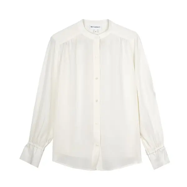 BEL CASHMERE Isadora Ecru Blouse - White