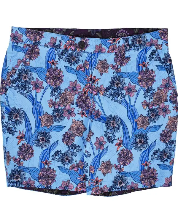 LORDS OF HARLECH John Ocean Floral Shorts - Blue