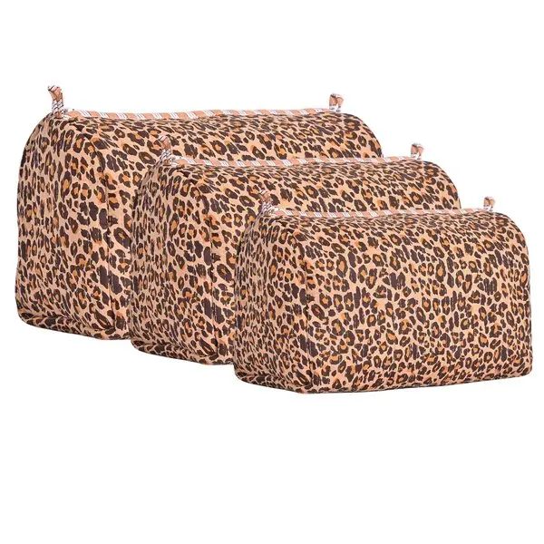 CYC Neutrals / The Leopard Cotton Travel Set - Brown