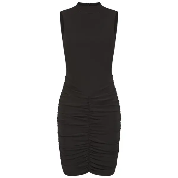 CELESTINE & MAE Ixia Mini Dress In Navsoul - Black