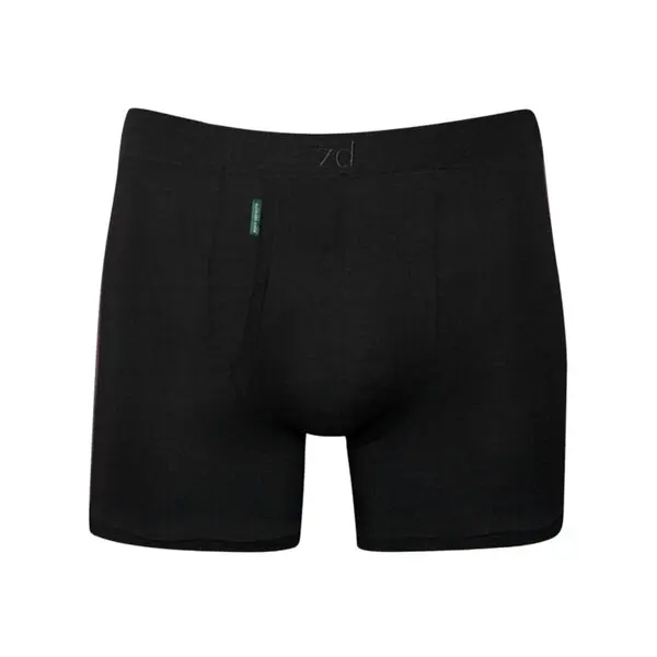 ZD ZERO DEFECTS Heracles Fly Front Boxer – Maximum Softness For Sensitive Skin Color - Black