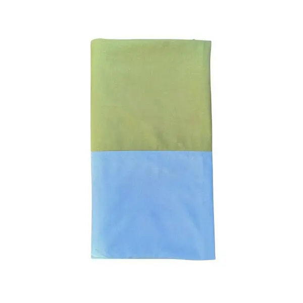 CLUB CARLOTTA TABLEWARE Charlie Colorblock Retangle Tablecloth - Blue