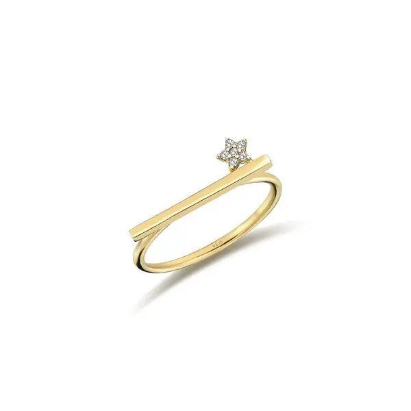 REIS JEWELLERY Star Line Ring Yellow - Gold