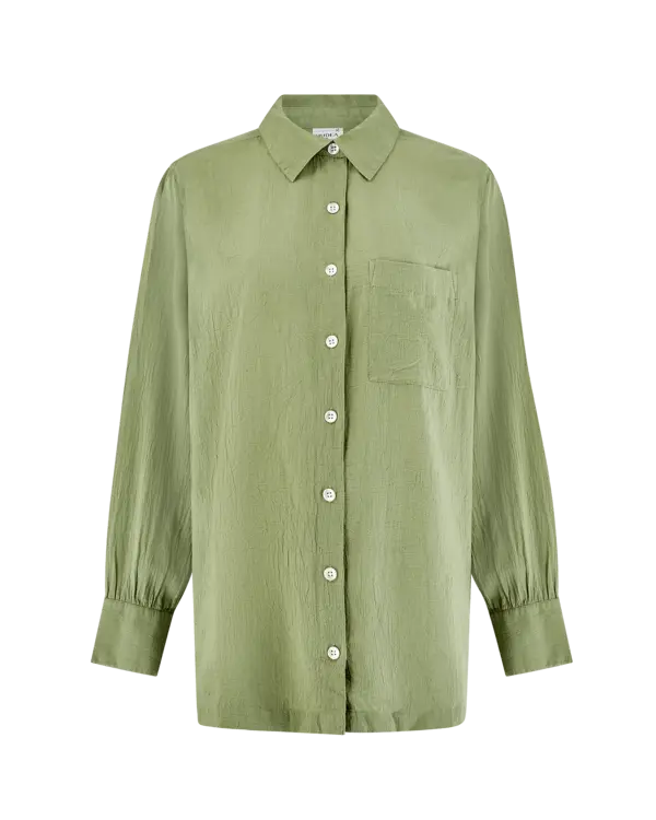 NUDEA The Midi Shirt Rosemary - Green