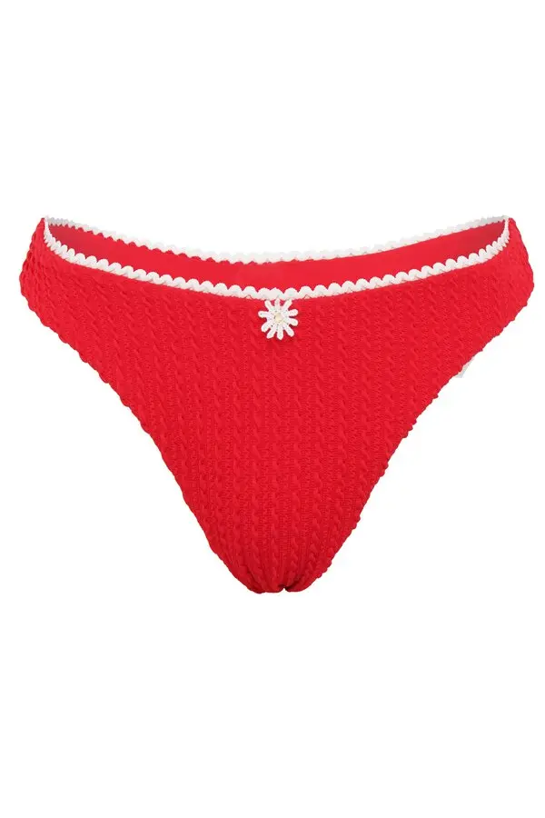 WILD LOVERS LONDON Chilli Bikini Bottoms - Red