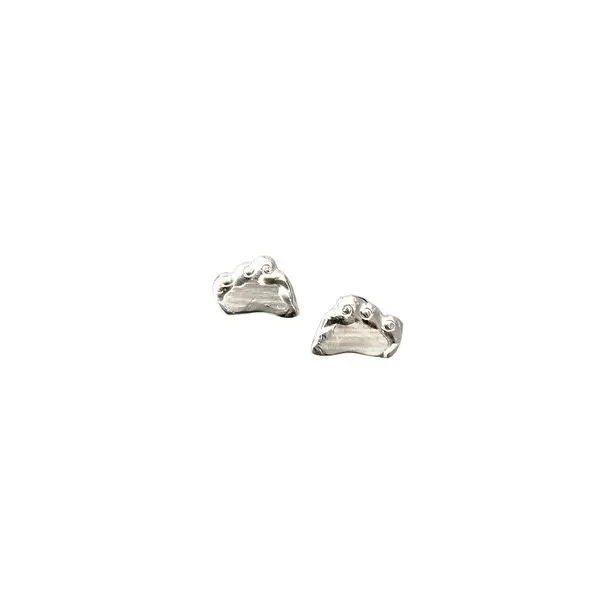 RIZE Monsoon Cloud Stud Earrings - Silver
