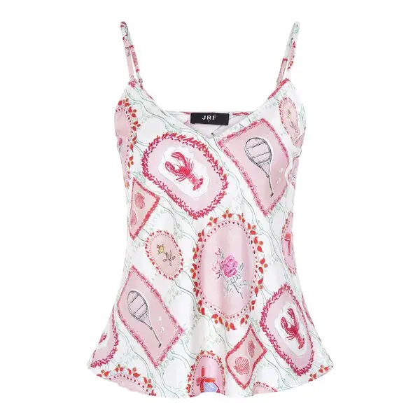 JESSICA RUSSELL FLINT Cami Top The Hamptons - Pink