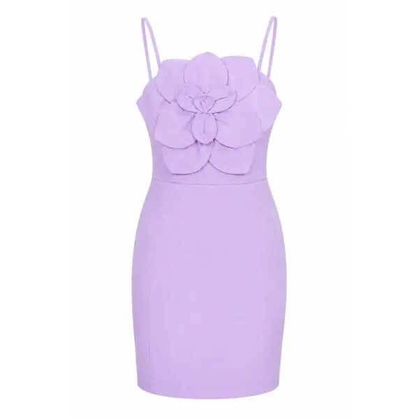 Yumi Kim Alina Lilac Linen Dress - Purple
