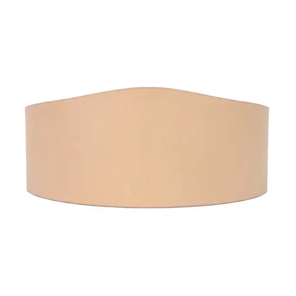 HAUTE CUIR Neutrals Nude Crown Leather Corset Belt - Black/brown