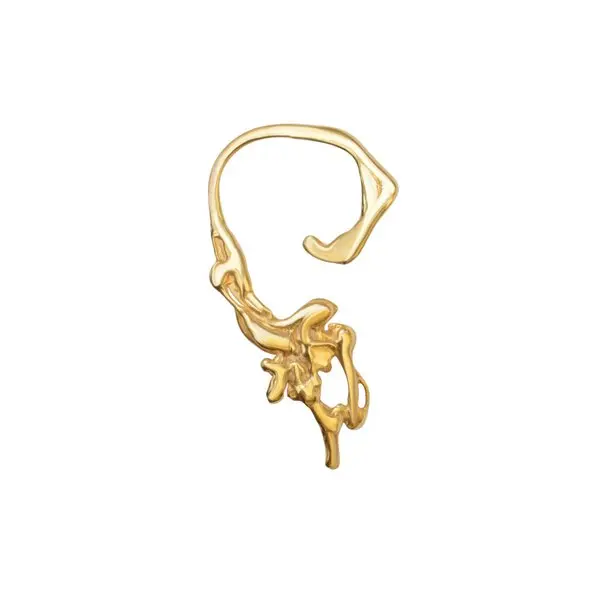 ISKRA Liquefy Mono Earring In Left - Gold
