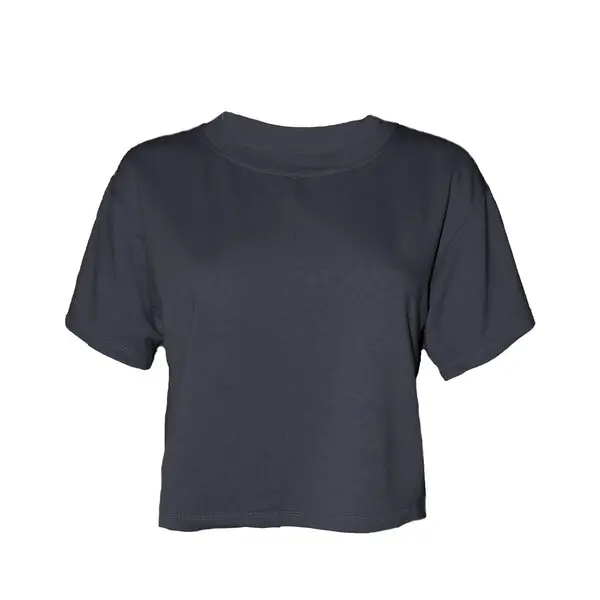 JOELEEN TORVICK Cropped Box Top Tee - Black