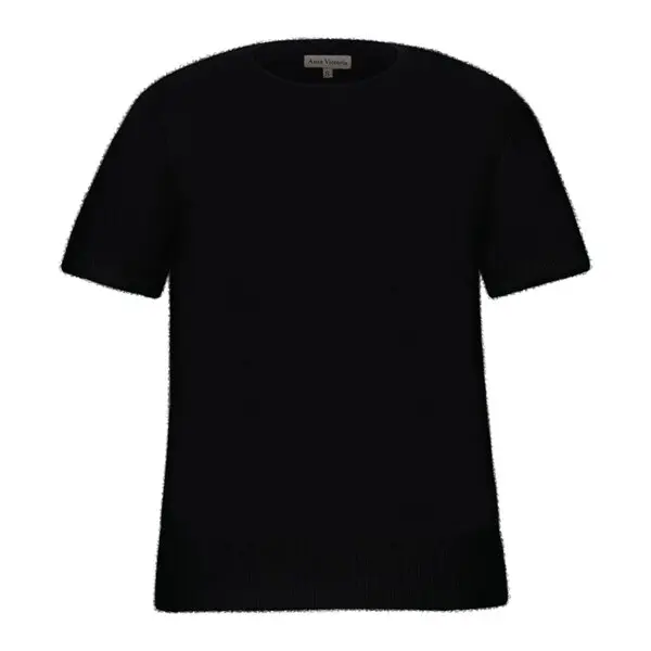 ANSE VICTORIN Camilla Silk Cashmere Pullover - Black