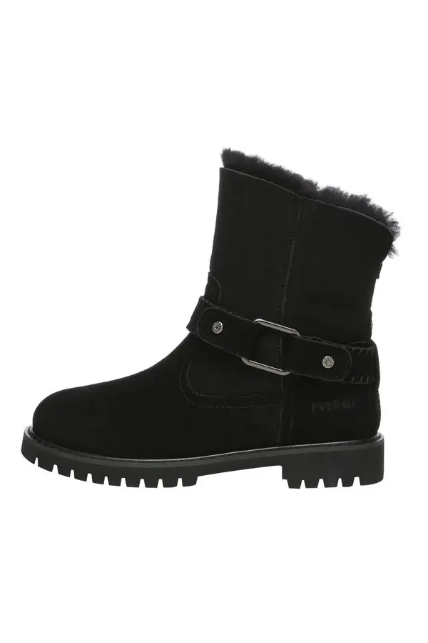 EVERAU AUSTRALIA Pheasant Mid Calf Fashion Boots - Black