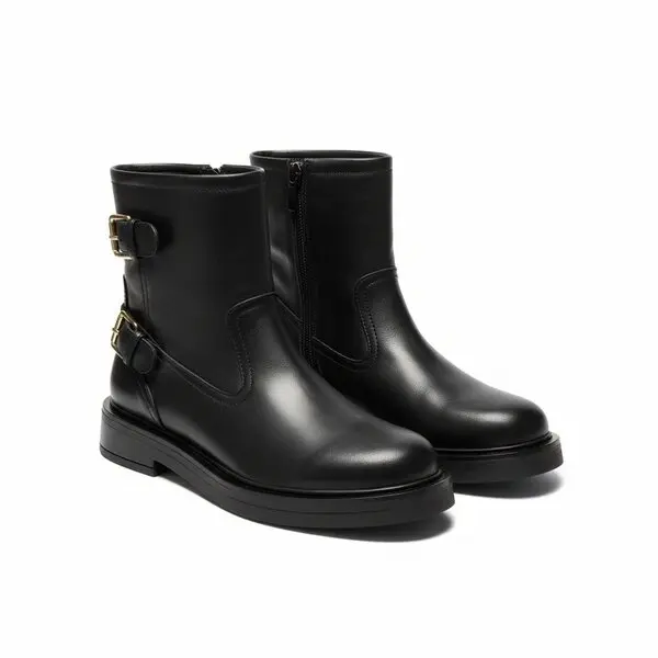 BY VIRGO Opus Handcrafted Leather Boot - Black