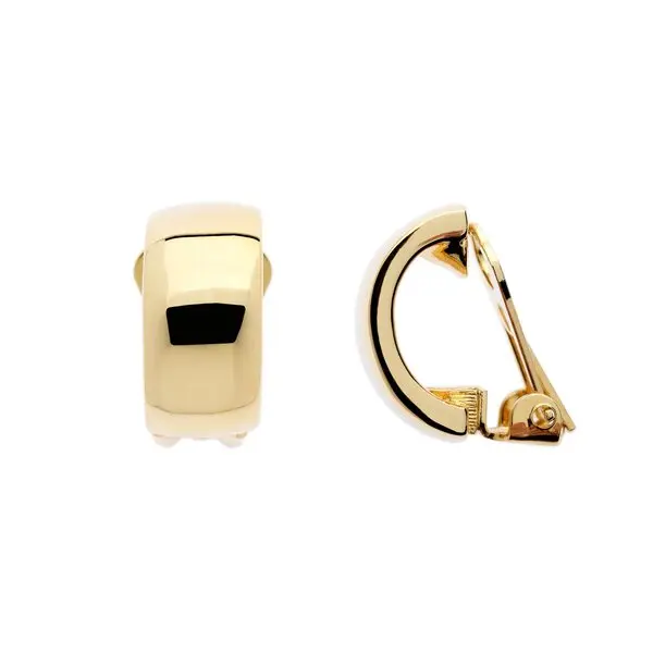 EMMA HOLLAND JEWELLERY Curve Clip On Earrings - Gold