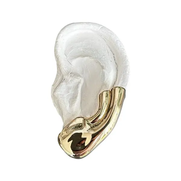 LONDON ATELIER BYPRODUCT Ear Cuff Earring One Piece - Gold
