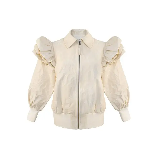 AOIFE® Cream Bomber Jacket