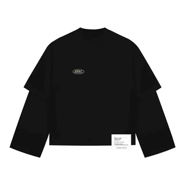 MYSIMPLICATED Untitled Dual Layered Sweater - Black
