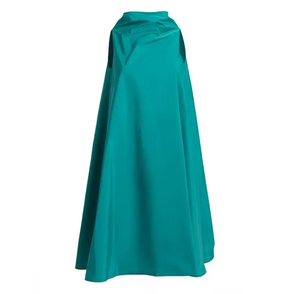 BIANCA POPP Bell Dress Short In Taffeta - Green