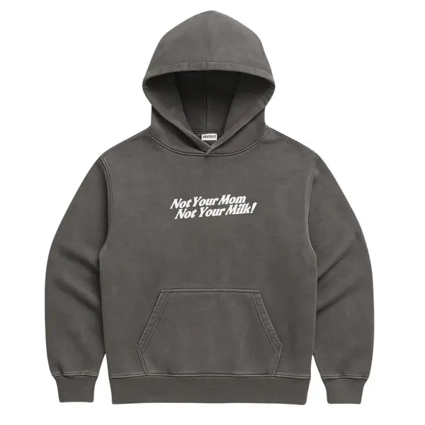 DONT EAT THE HOMIES Not Your Milk Hoodie - Black