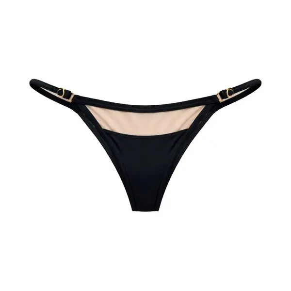 IVY SWIMWEAR Bianca In Lace Bikini Bottoms - Black