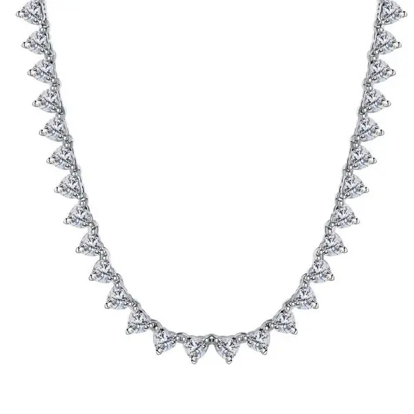 VIVIANA HALIL The Mon Amour Premium Zirconia Necklace In Sterling Silver - Gold