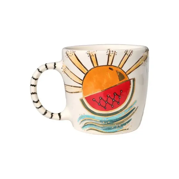 SHERIE BOUTIK Sun + Watermelon Mug - Brown