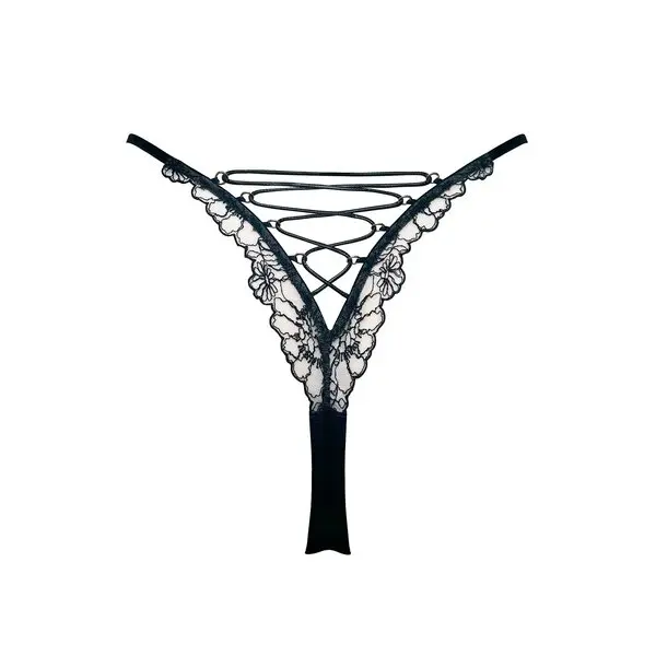 MONIQUE MORIN LINGERIE Whisper Thong - Black