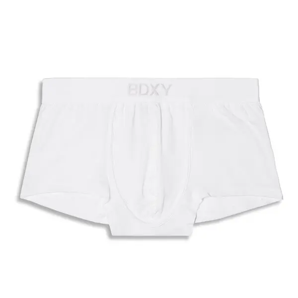 BDXY STUDIO The Boom Underwear Boxer - White